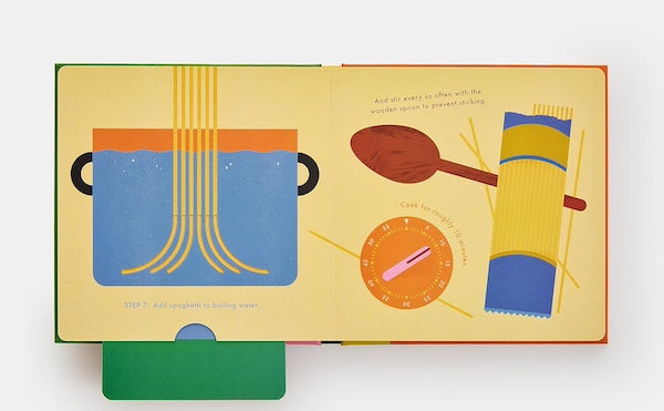 Spaghetti!: An Interactive Recipe Book (Cook In A Book) – Benny's Books