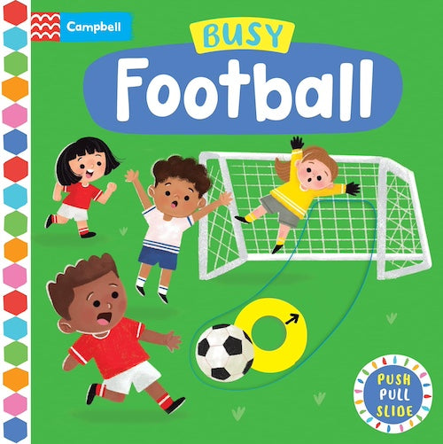 Push, Pull, Slide - Busy Football – Benny's Books